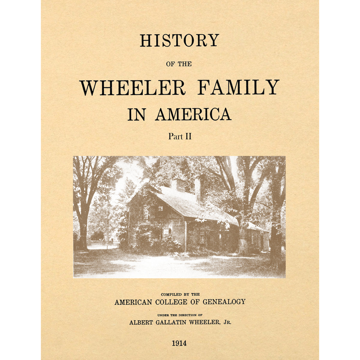 History Of The Wheeler Family In America – Apple Manor Press